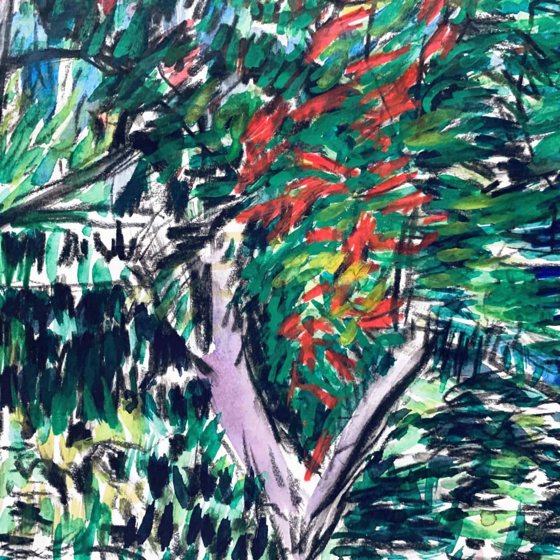 Menschen Auf Leinwand Gemalt